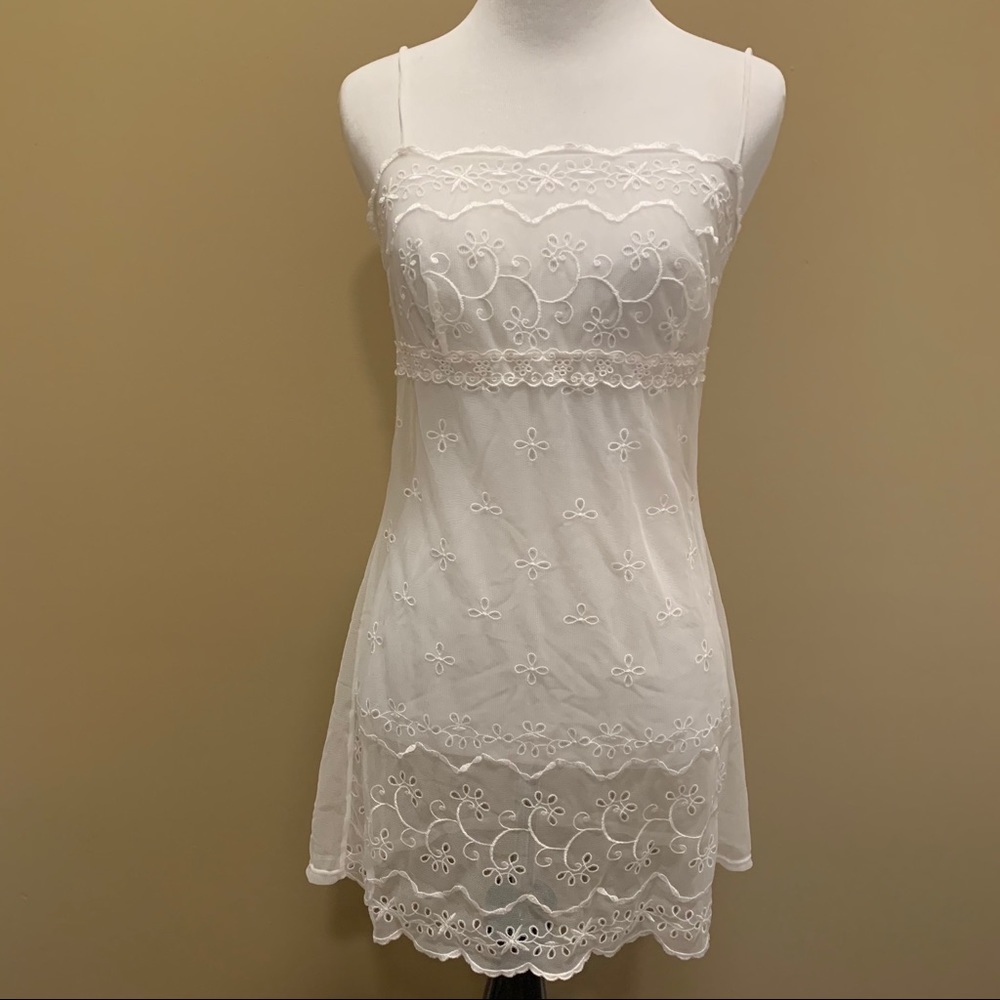 Vs Vintage Crochet Eyelet Lace Bridal Lingerie - Gem